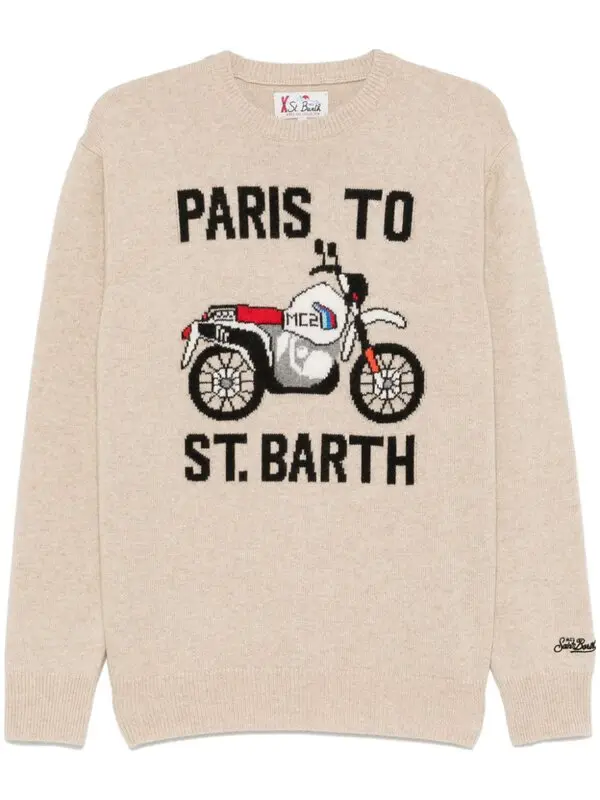 MC2 SAINT BARTH Heron Sweater - Neutrals