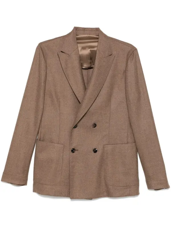 BARBA NAPOLI Flannel Blazer