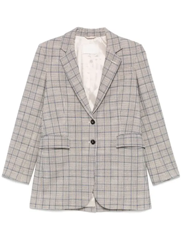 CIRCOLO 1901 Prince Of Wales Check Blazer