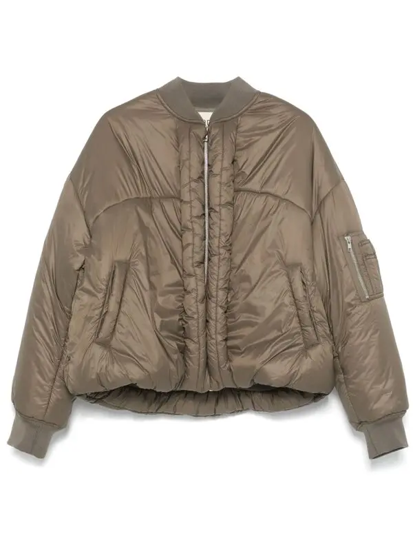 MORDECAI Padded Bomber Jacket - Green