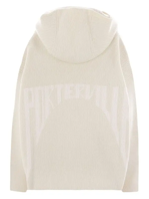 Rick Owens Zipped Hooded Cardigan-coat
