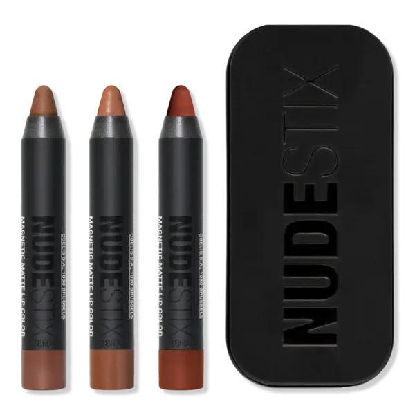NUDESTIX 90s Nude Lips 3-piece Mini Kit - One-color
