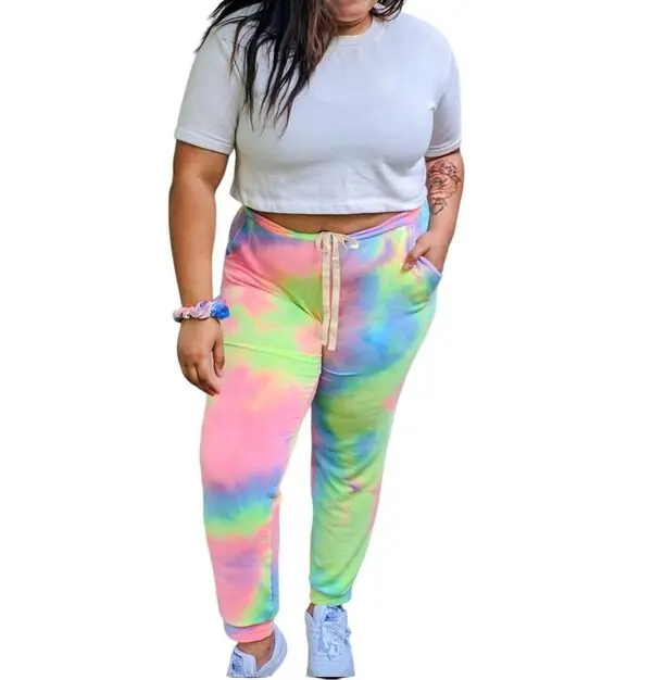 Buy BiBi Babe Tie Dye Joggers In Color - Multi At 19% Off | Editorialist
