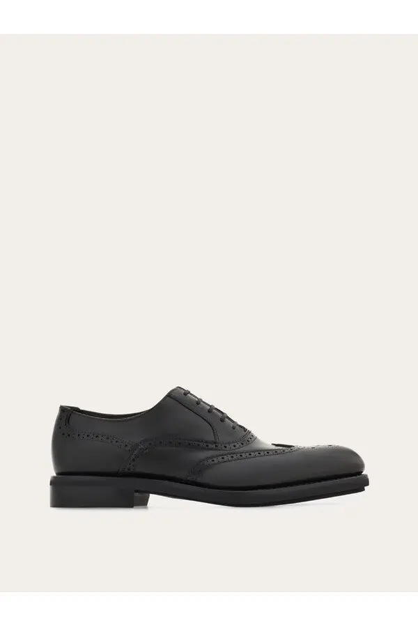 FERRAGAMO Tramezza Oxford Brogue - Black