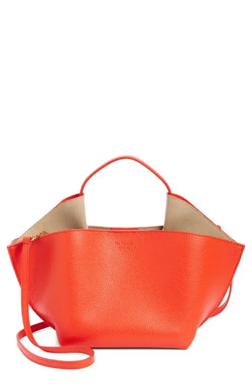 REE PROJECTS Mini Ann Leather Tote - Flame
