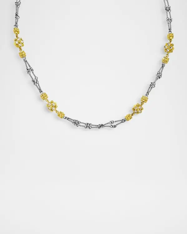 STAMBOLIAN Two-tone Gold Chain Necklace