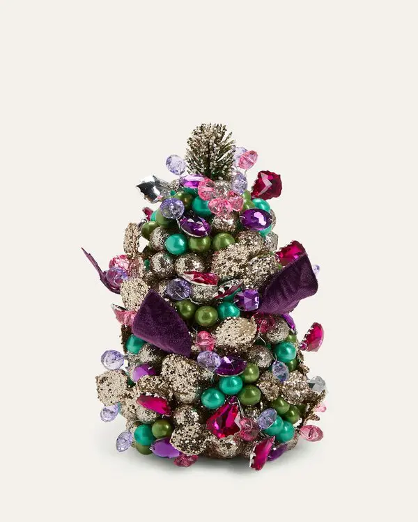 SALZBURG CREATIONS Merry And Bright 7" Tabletop Tree