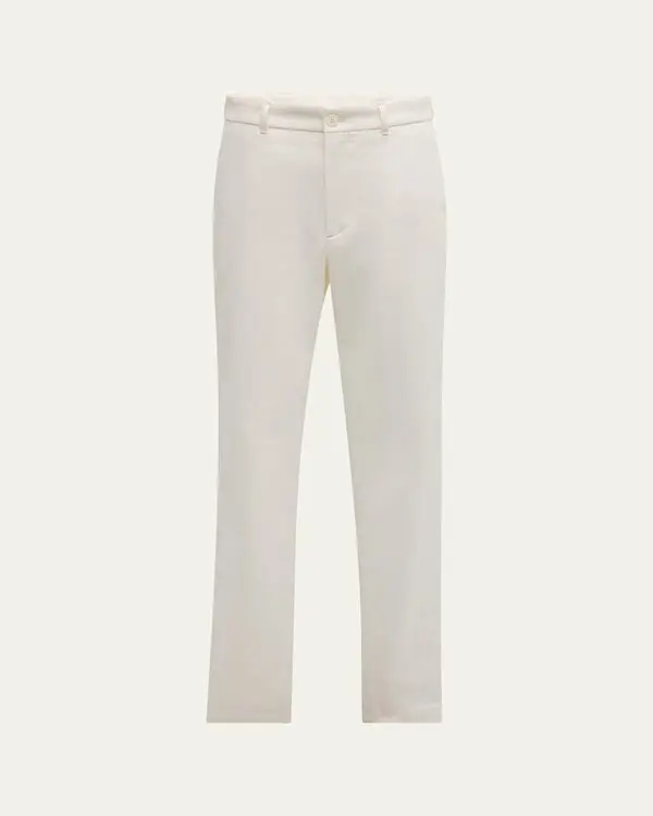 Giorgio Armani Gabardine Diagonal Weave Trousers