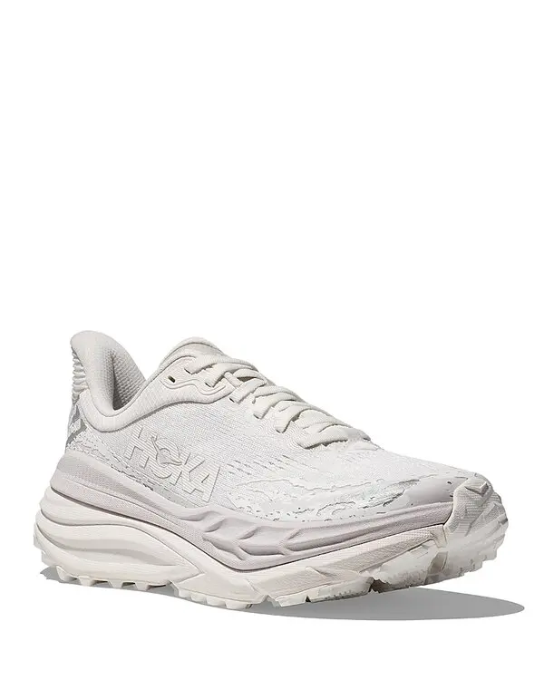 Hoka Stinson Lace Up Sneakers - White