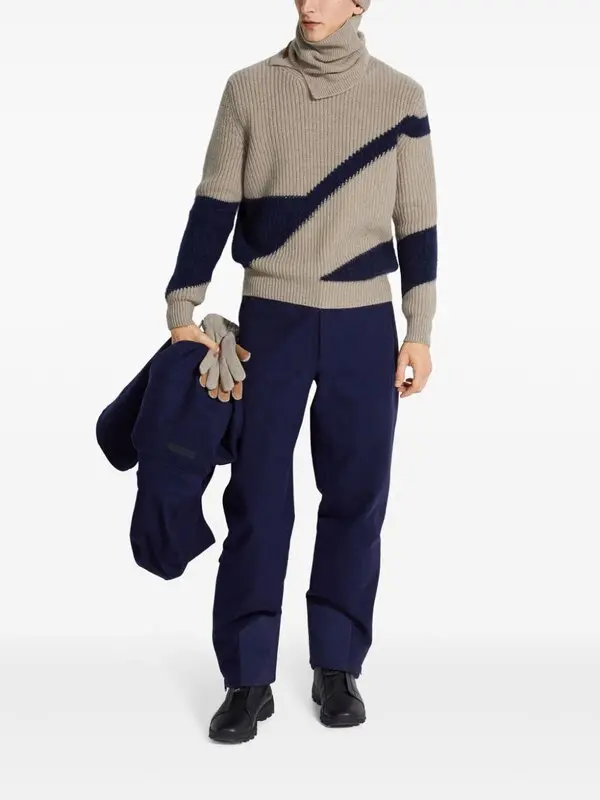 Zegna Two-tone Jumper