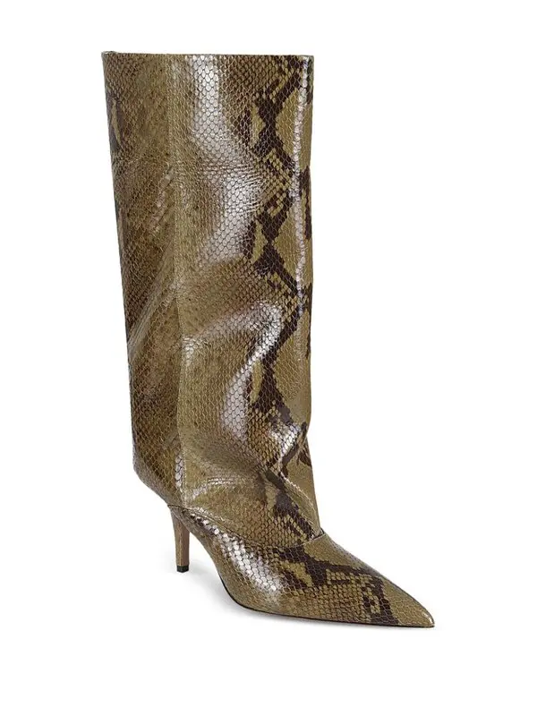 Paris Texas Snake-effect Boots