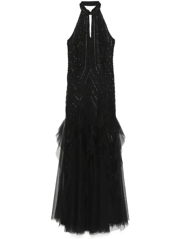 Ralph Lauren Beaded Gown In Black - 26% Off | Editorialist