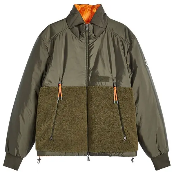 Moncler Vallorch Reversible Nylon Jacket - Khaki
