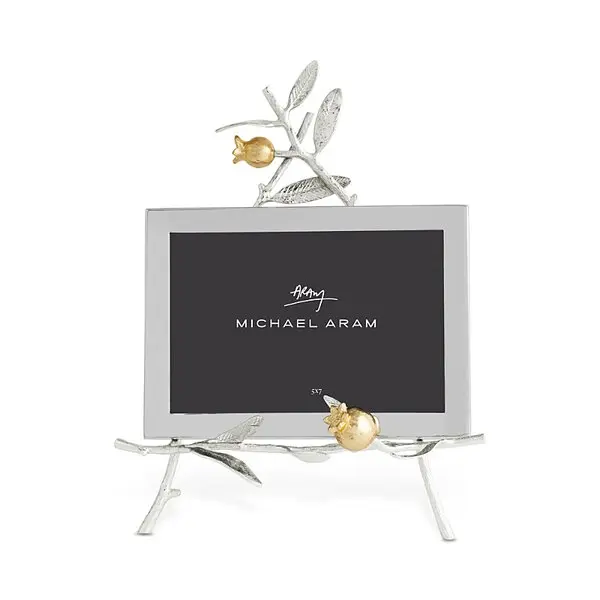 Michael Aram Pomegranate Silver & Gold Easel Frame