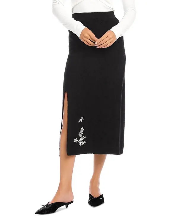 Fifteen Twenty Brett Embellished Sweater Skirt