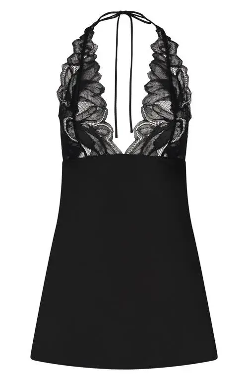 Hunkemoller Billie Hater Lace Trim Chiffon Chemise