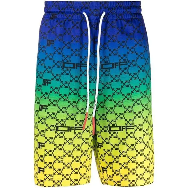 Off-White Athl Monogram Shorts - Multicolor