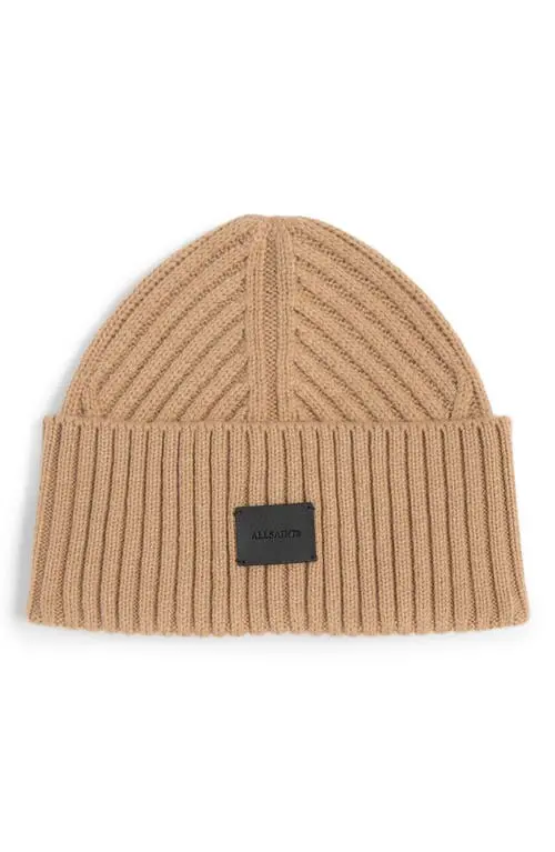 All Saints Travelling Rib Cuff Beanie