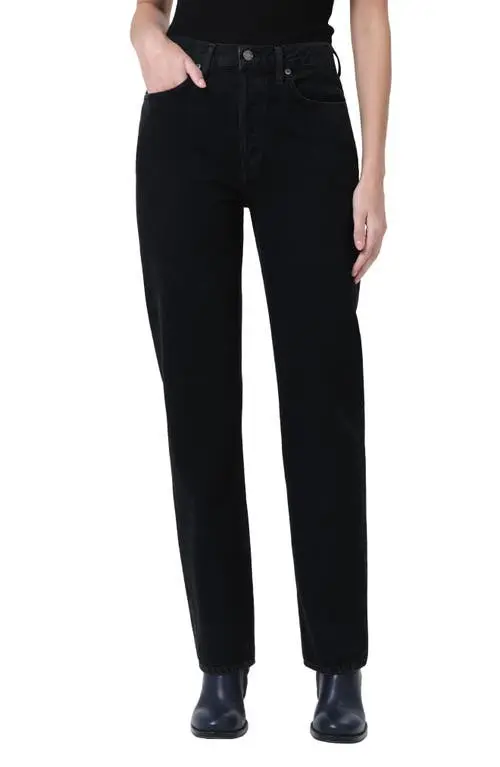 AGOLDE 90s Pinch Waist Straight Leg Jeans - Crushed