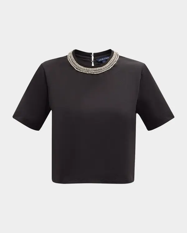 Veronica Beard Sebastian Embellished Tee