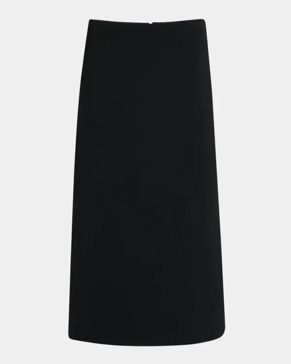 COURREGES Illusion Draped Midi Skirt
