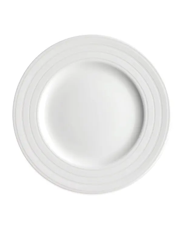 CASKATA Cambridge Stripe Rimmed Salad Plates, Set Of 4