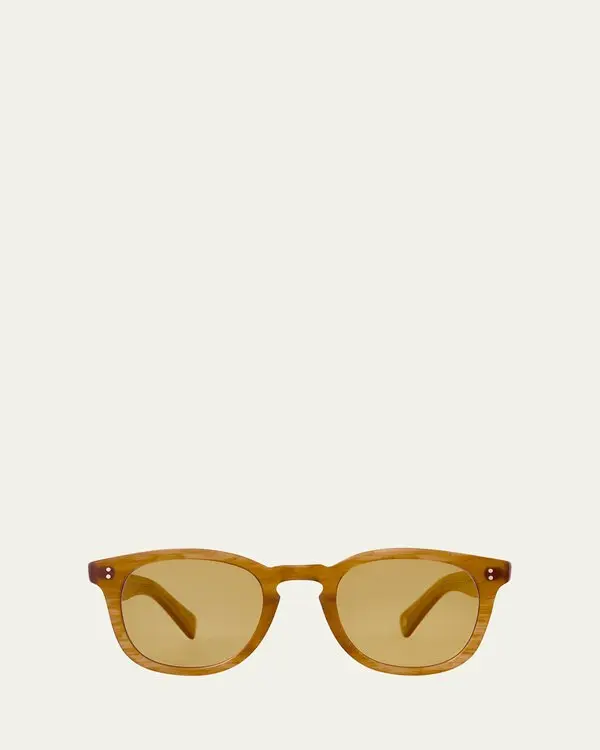Garrett Leight Kinney Ii Round Sunglasses