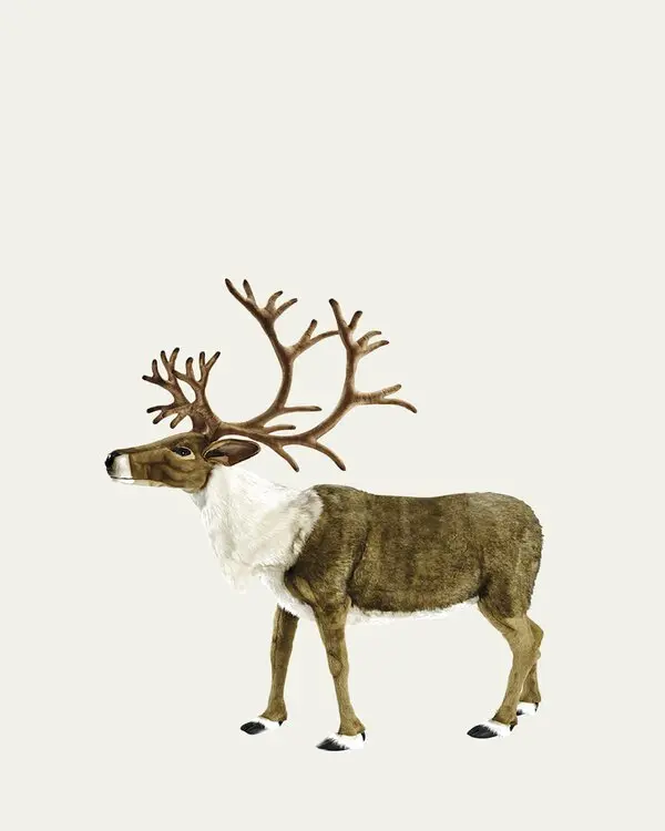 HANSA CREATIONS Life-size Animatronic Nordic Christmas Reindeer