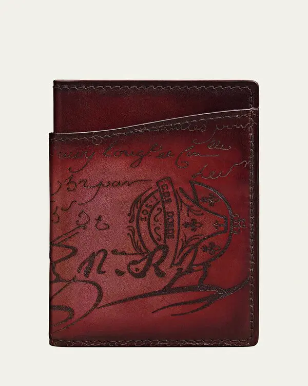 Berluti Jagua Gradient Scritto Bifold Card Holder