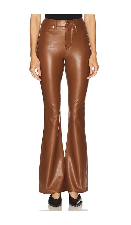Veronica Beard Beverly High-rise Skinny Flare Pant - Mahogany