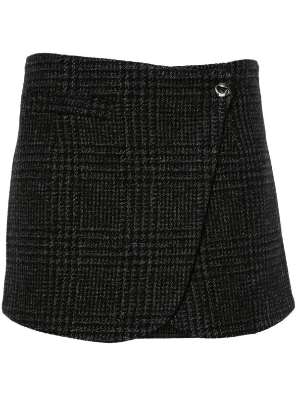 Coperni Prince Of Wales Checked Mini Skirt - Multicolor