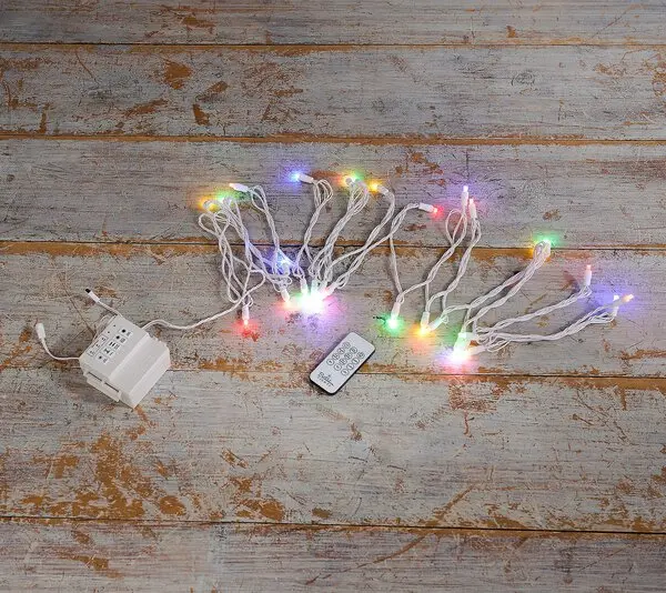 BETHLEHEM LIGHTS S/2 Color Flip Wide Angle Light Strands