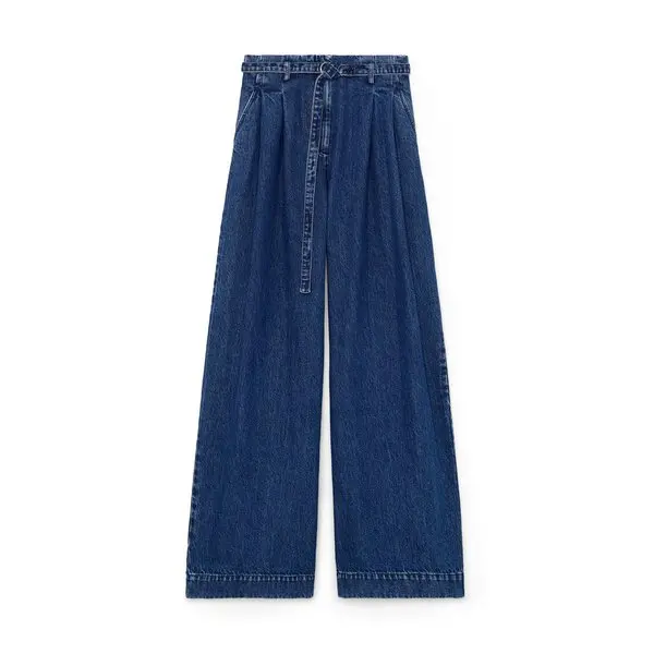 G. LABEL BY GOOP G. Label Ultrawide Pleated Jean