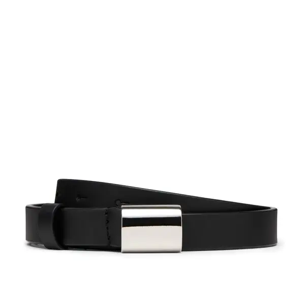 G. LABEL BY GOOP Slim Leather Belt