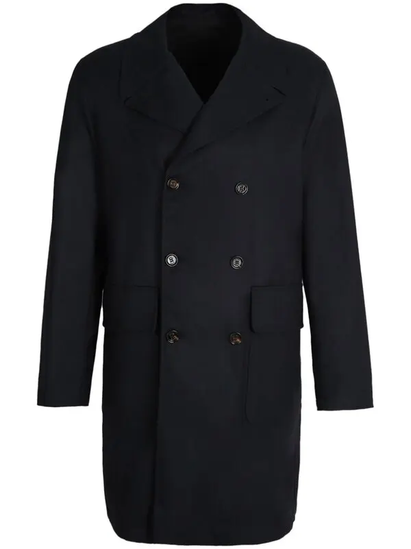 KIRED Double-breasted Coat - Blue