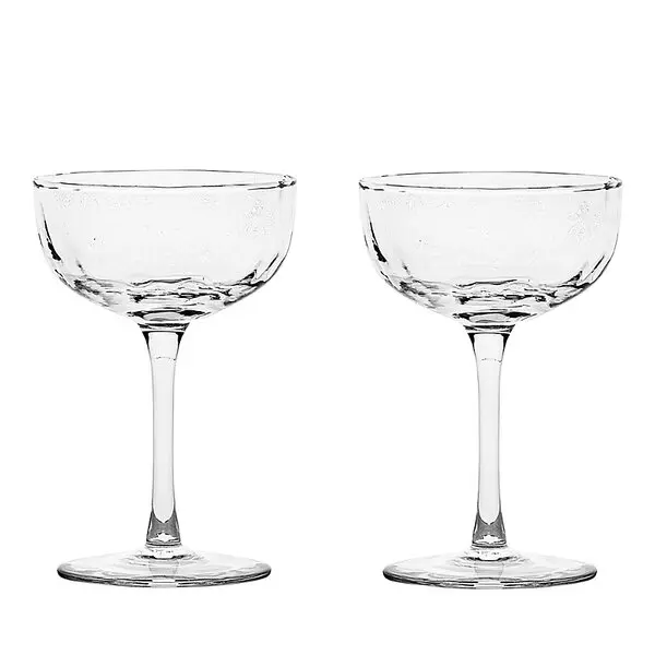 JULISKA Puro Cocktail Coupe Glasses, Set Of 2 - No Color