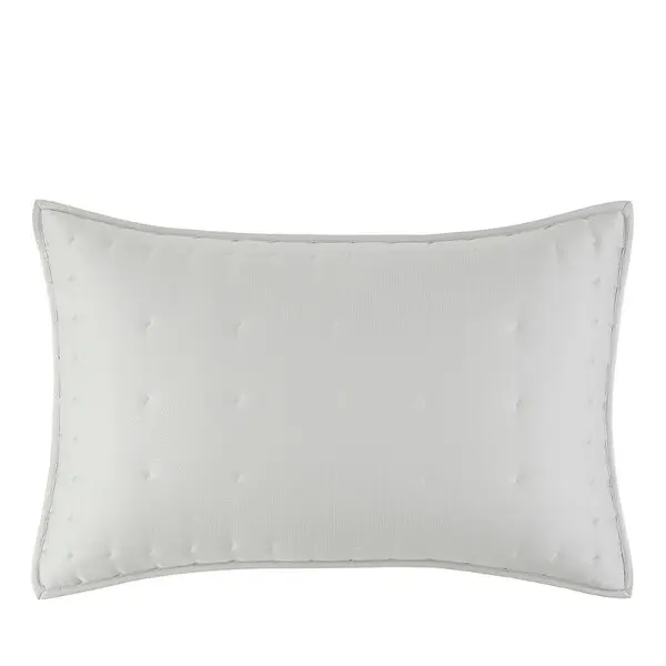 Donna Karan New York Hammered Silk King Sham - Platinum