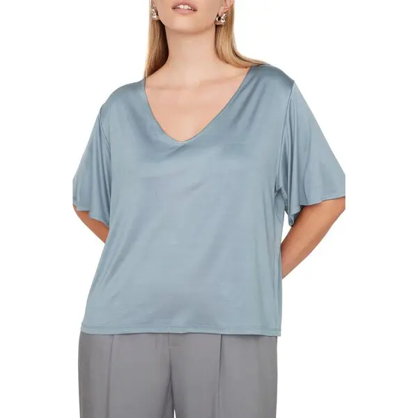 Vince Flutter Sleeve Knit Top