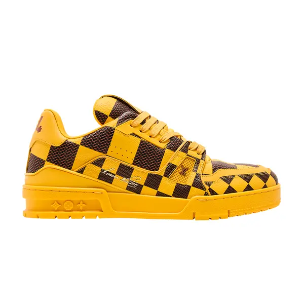 LOUIS VUITTON Trainer Damier Pop - Yellow