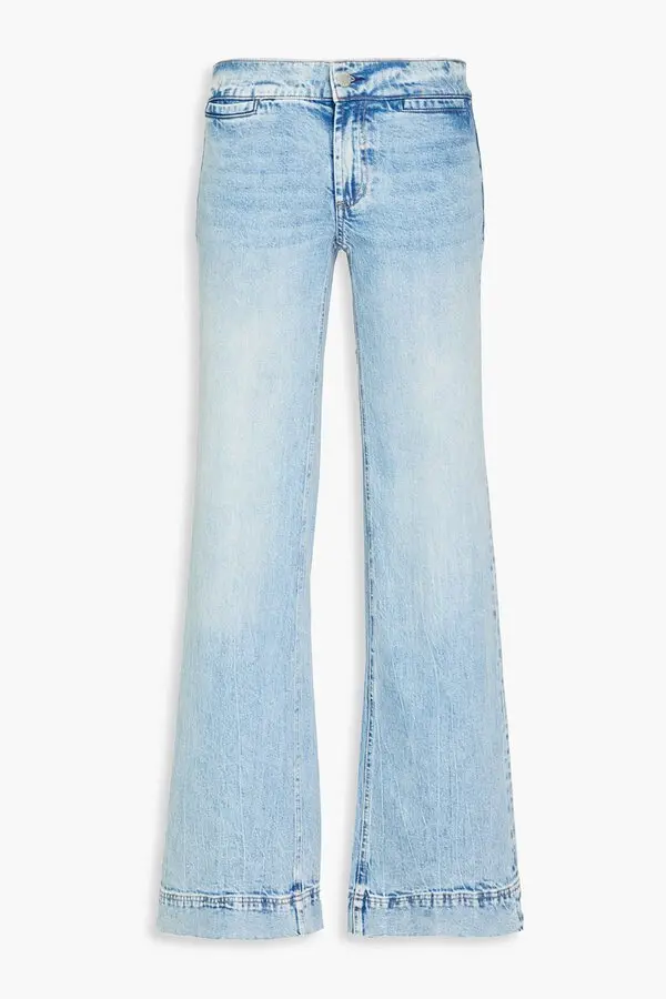 Alice + Olivia Low-rise Flared Jeans