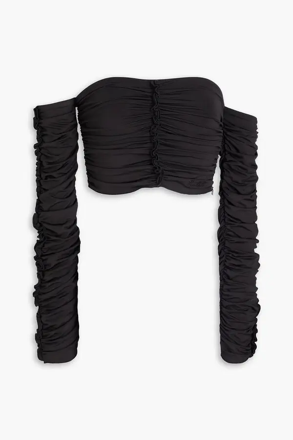 Remain Birger Christensen Off-the-shoulder Ruched Top