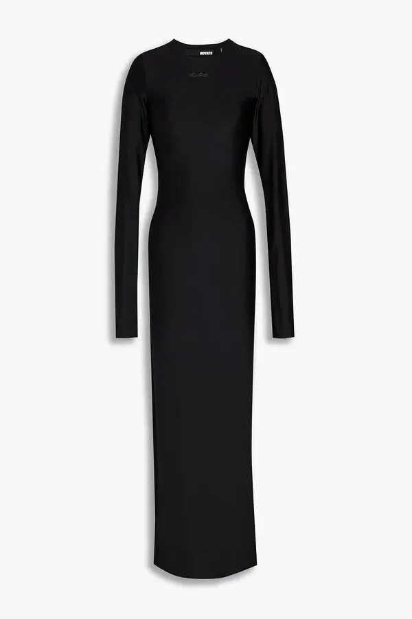 Remain Birger Christensen Crystal-embellished Stretch-jersey Maxi Dress