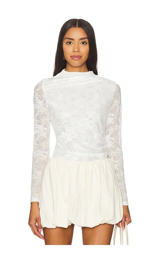 Heartloom Fallon Floral Mesh Top