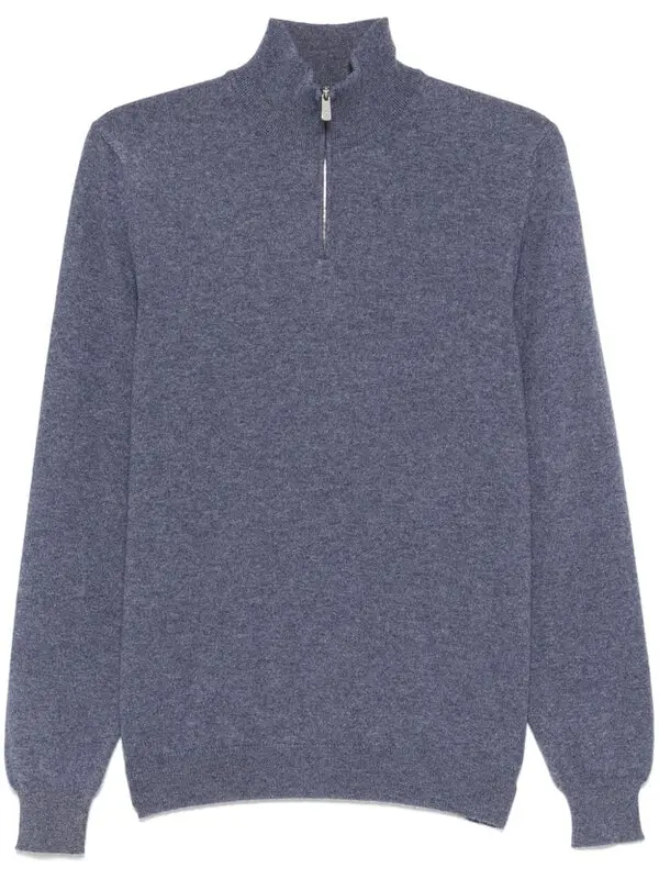 Fedeli Favonio Sweater - Blue