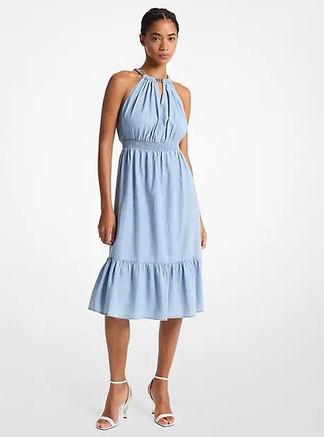 floral halter neck midi dress Alice Floral Halter Midi Dress main image 0