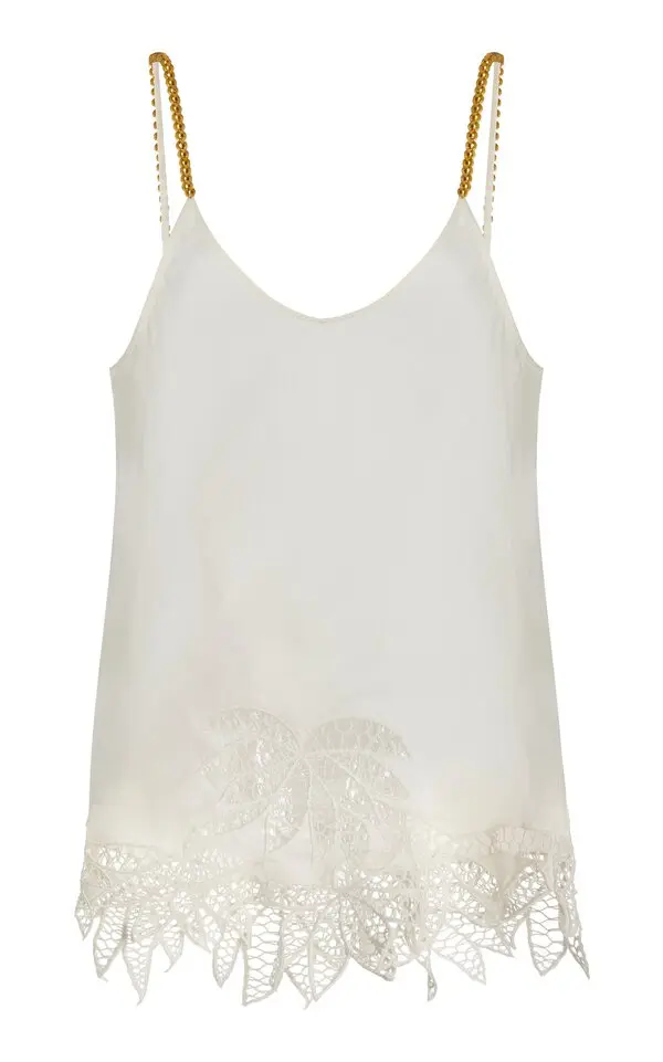DIOTIMA Bennett Silk Camisole Top - White