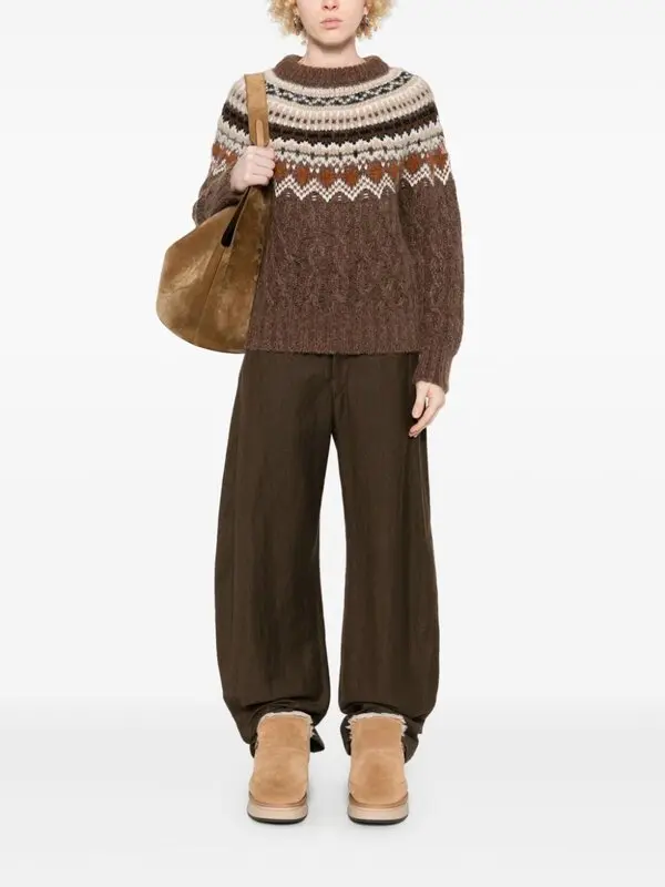 Moncler Patterned Jacquard Sweater