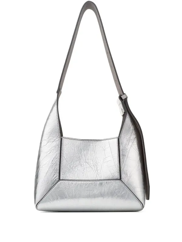 JIMMY CHOO Small Diamond Shoulder Bag - Silver