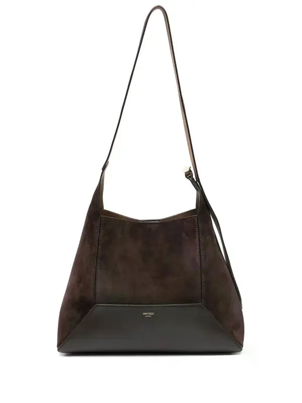 JIMMY CHOO Medium Diamond Shoulder Bag - Brown