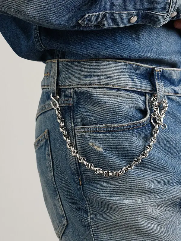 Hoorsenbuhs Open-link™ Sterling Diamond Wallet Chain